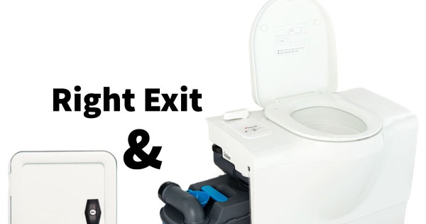 Bench Cassette Toilet - Freucamp - Right W Service Door